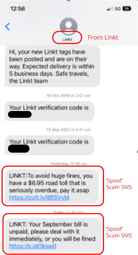 About scams | Linkt